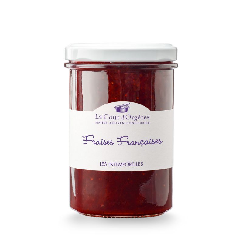 Confiture de fraises françaises - Fruits rouges et noirs - Confitures ...
